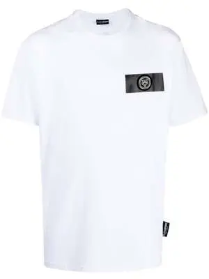 PLEIN SPORT Logo-patch Short-sleeved T-shirt - White