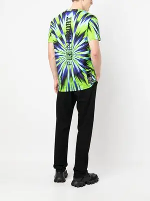 PLEIN SPORT Tie Dye-print Short-sleeved T-shirt