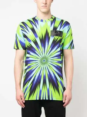 PLEIN SPORT Tie Dye-print Short-sleeved T-shirt