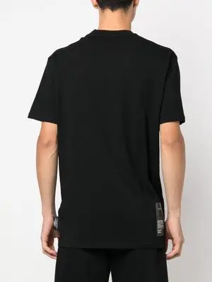 PLEIN SPORT Scratch-print Short-sleeved T-shirt