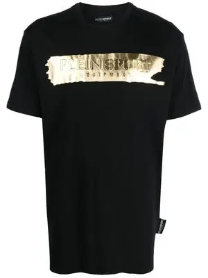 PLEIN SPORT Logo-print Short-sleeved T-shirt - Black