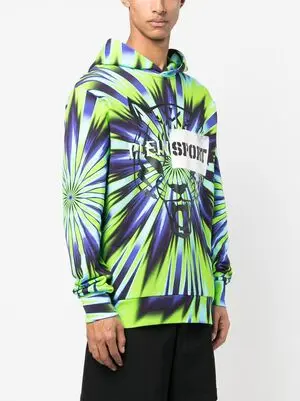 PLEIN SPORT Tie-dye Pullover Hoodie