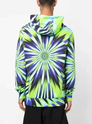 PLEIN SPORT Tie-dye Pullover Hoodie