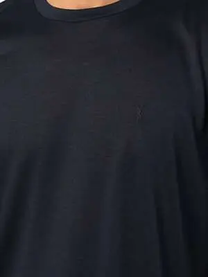 Saint Laurent Crew Neck Cotton T-shirt