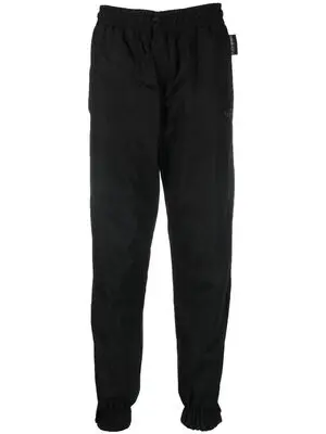 PLEIN SPORT Logo-patch Track Pants - Black