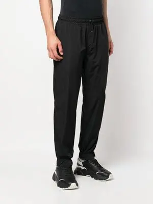 PLEIN SPORT Logo-patch Track Pants - Black
