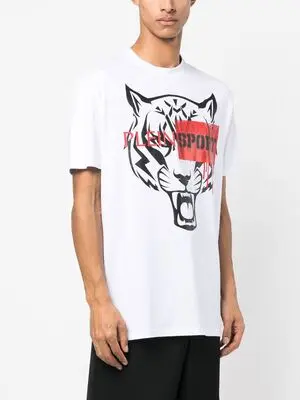 PLEIN SPORT Graphic-print Short-sleeved T-shirt
