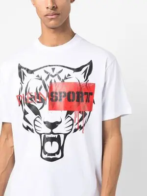 PLEIN SPORT Graphic-print Short-sleeved T-shirt
