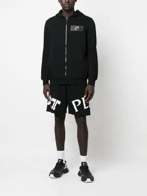 PLEIN SPORT Logo-print Track Shorts