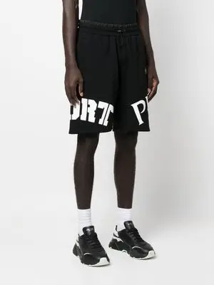 PLEIN SPORT Logo-print Track Shorts