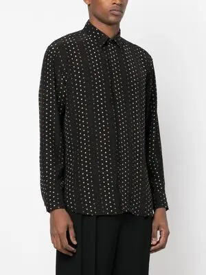 Saint Laurent Polka-dot Print Shirt