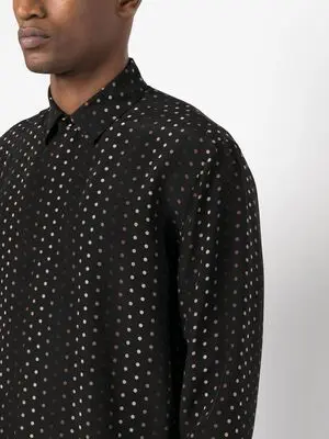 Saint Laurent Polka-dot Print Shirt