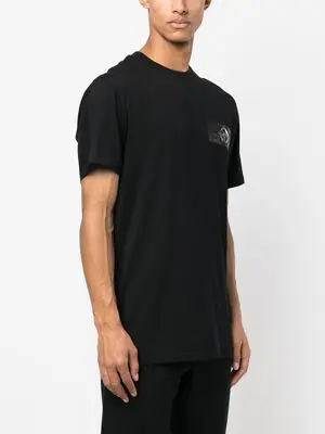 PLEIN SPORT Tiger-print Short-sleeved T-shirt - Black