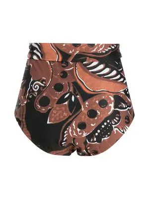 Mara Hoffman Calaia Abigail Bikini Briefs - Brown