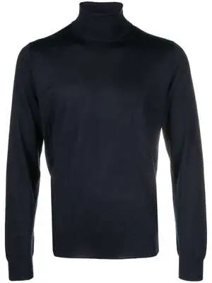 Corneliani Roll-neck Jumper - Blue