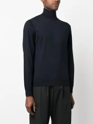 Corneliani Roll-neck Jumper - Blue