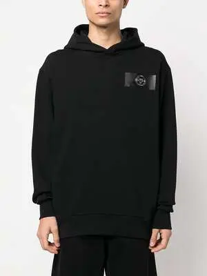 PLEIN SPORT Logo-patch Long-sleeved Hoodie