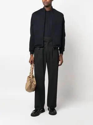 Corneliani Logo Bomber Jacket