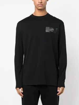 PLEIN SPORT Logo-patch Long-sleeved T-shirt
