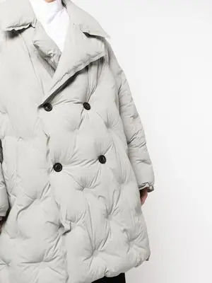 MAISON MARGIELA Peak Lapel Padded Coat