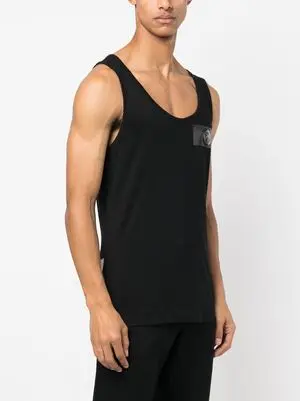 PLEIN SPORT Logo-patch Tank Top