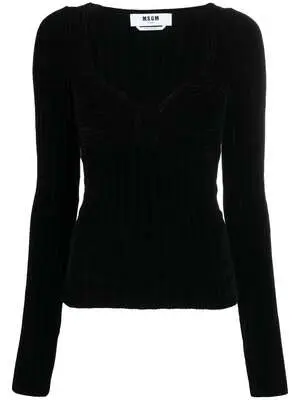 Msgm Ribbed Sweaters For Women