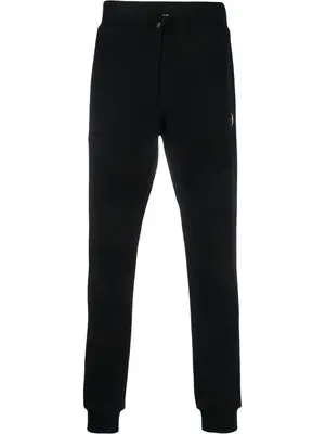 PLEIN SPORT Logo-patch Track Pants - Black