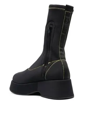 GANNI Retro Flatform Ankle Boots