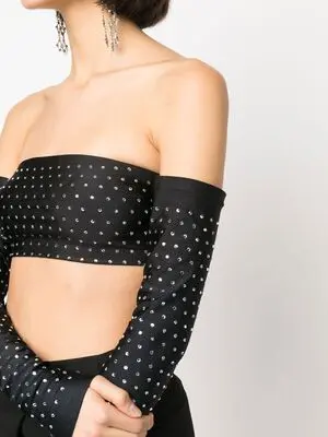 Andamane Rhinestone-embellished Top