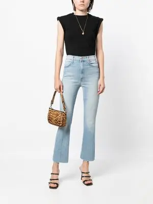 MOTHER High-rise Bootcut Ankle Jeans
