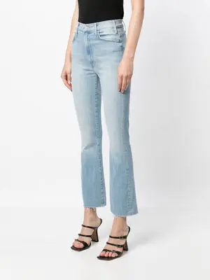 MOTHER High-rise Bootcut Ankle Jeans