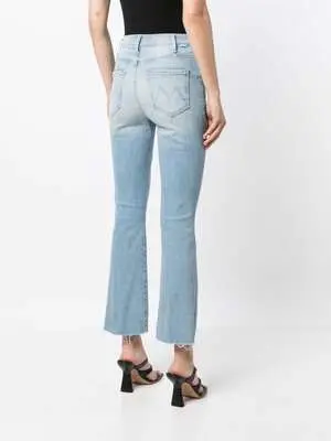 MOTHER High-rise Bootcut Ankle Jeans