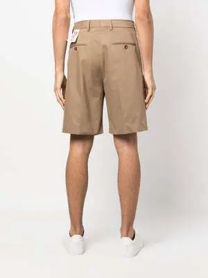 GOLDEN GOOSE Wide-leg Bermuda Shorts - Neutrals