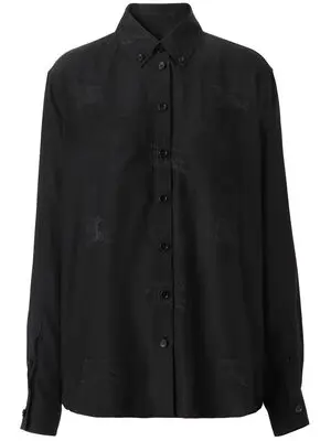 Burberry Silk Ekd Pattern Shirt