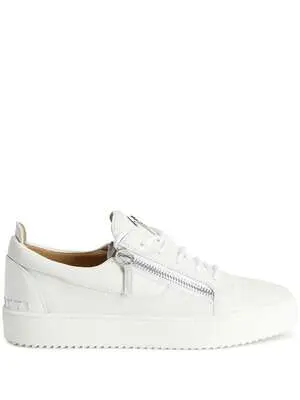 GIUSEPPE ZANOTTI Zip-details Low-top Sneakers