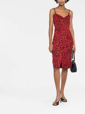 Dolce & Gabbana Leopard-print Midi Dress