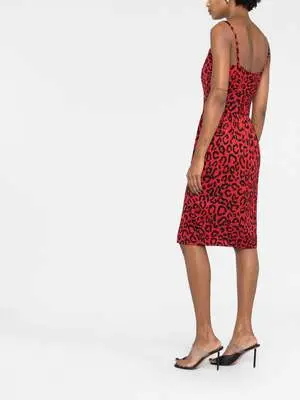 Dolce & Gabbana Leopard-print Midi Dress