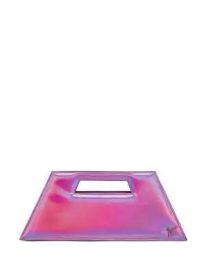 GIUSEPPE ZANOTTI Meloee Metallic-effect Clutch