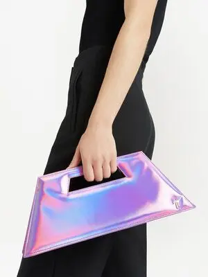 GIUSEPPE ZANOTTI Meloee Metallic-effect Clutch