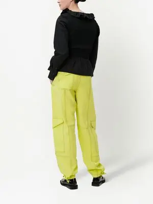 GANNI Cotton Poplin Smock Blouse