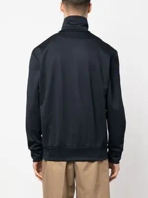 GOLDEN GOOSE Zip-up Sweatshirt With Star Detail - Blue