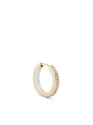 MARIA BLACK 14k Yellow Diamond Hoop Earring - Gold