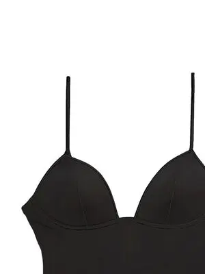 FLEUR DU MAL Cupped Nonwire Bodysuit - Black