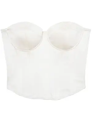FLEUR DU MAL Hamptons Bustier - White