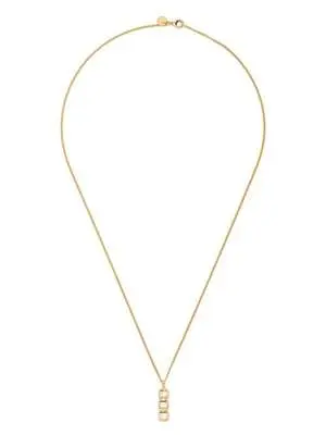 Tom Wood Crystal Necklace - Gold