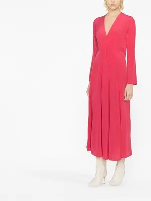 Isabel Marant Étoile Nemalia Ruched Midi Dress