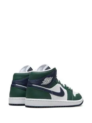 JORDAN Air 1 Mid Se Noble Sneakers - Green