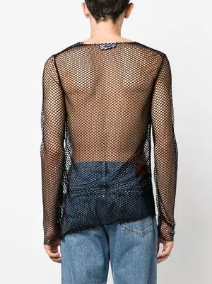 Dsquared2 Long-sleeve Mesh Top