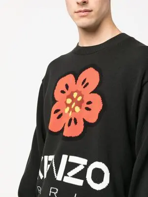 Kenzo Boke Flower Intarsia-knit Jumper