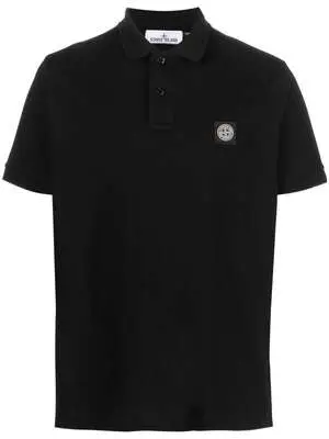 Stone Island Compass-patch Polo Shirt